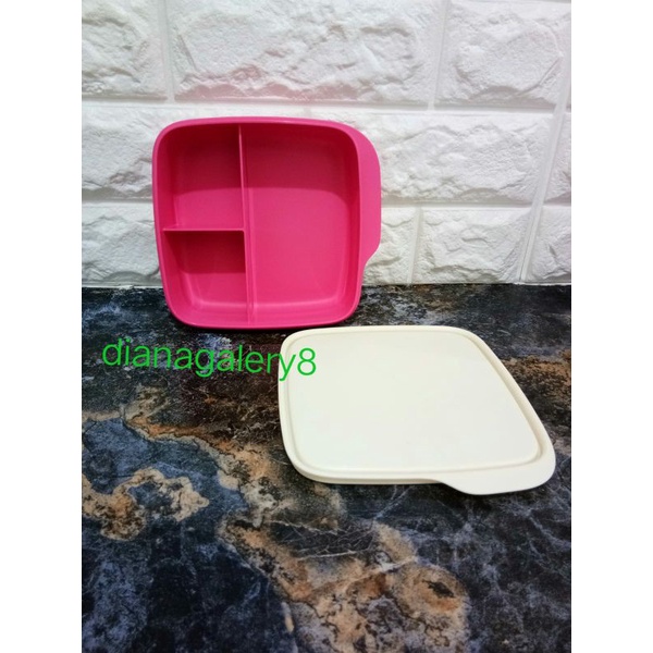 Jual Promp Tupperware Lolly Tup wadah pink tutup putih+sabun harmoni ...