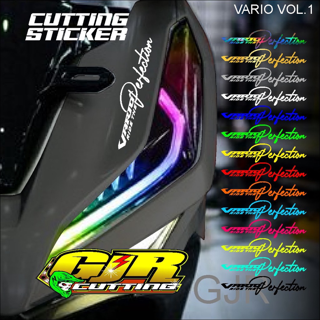 Jual (COD) Sticker Vario Perfection -Cutting Stiker Lis Variasi Motor Honda Vario Signature ...
