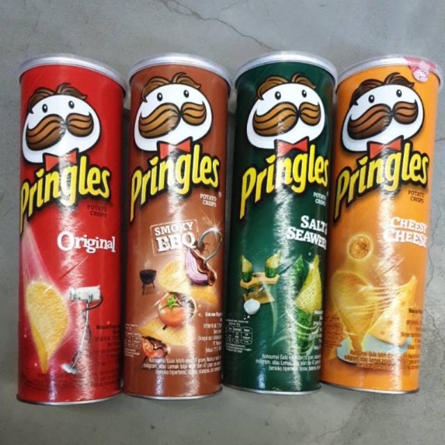 Jual ( Keripik Kentang ) Pringles Potato Chips 107gram / Pringles 107gr ...