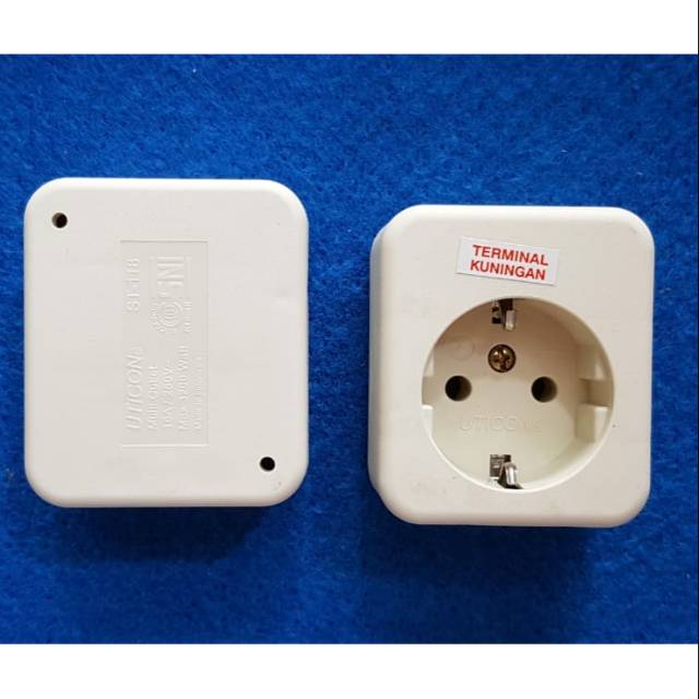 Jual Uticon 1 lubang / Stop kontak uticon 1 lubang / Terminal Kuningan ...