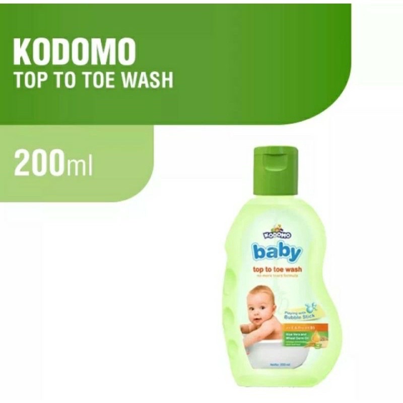 Jual KODOMO Baby Hair & Body Bath 200mL Sabun Mandi Bayi | Shopee Indonesia