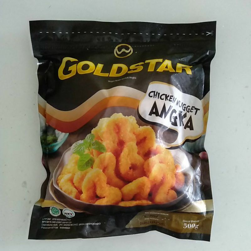 Jual Goldstar Chicken Nugget Angka 500 gr [FRZ] | Shopee Indonesia