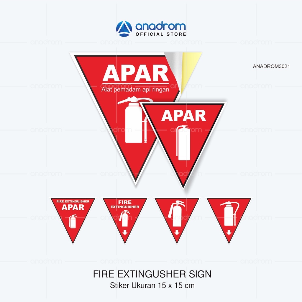 Jual Stiker Fire Extingusher Sign | K3 Rambu Safety | Stiker Apar ...