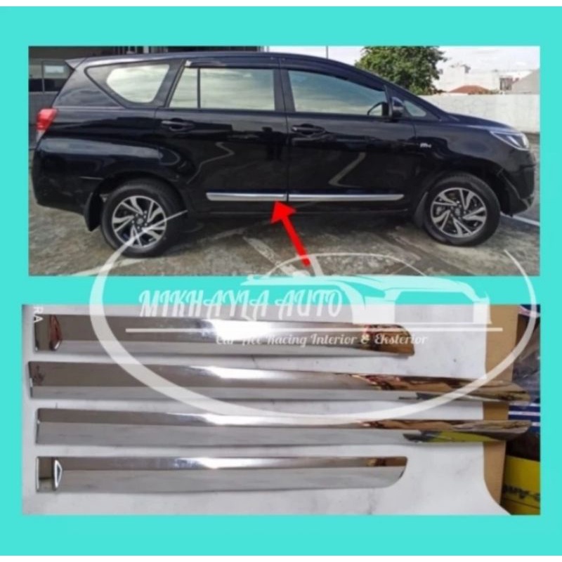 Jual LIST BODY LIST PINTU SAMPING CHROME INNOVA REBORN 2016-2021 ...