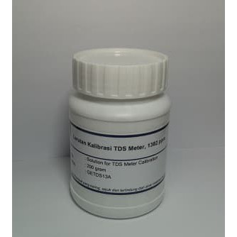 Jual Larutan Kalibrasi TDS Meter - TDS Calibration 1382 ppm - 200 gram | Shopee Indonesia