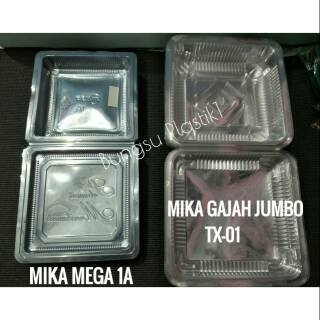 Jual PLASTIK MIKA ukuran JUMBO kotak box tempat mika plastik bening bolu besar Bolu kue ...