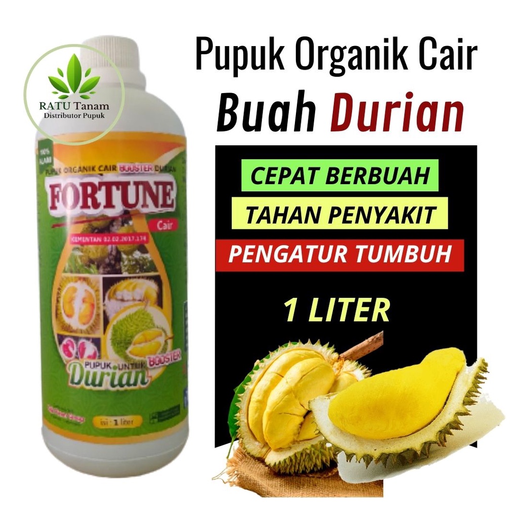Jual Pupuk Durian Agar Cepat Besar / Pupuk Durian Terbaik / Booster Durian Cair 1L Agar Cepat ...