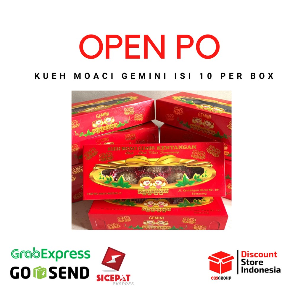 Jual Kue Moaci/Moci/Mochi Wijen Gemini isi 10 Murah Original khas ...