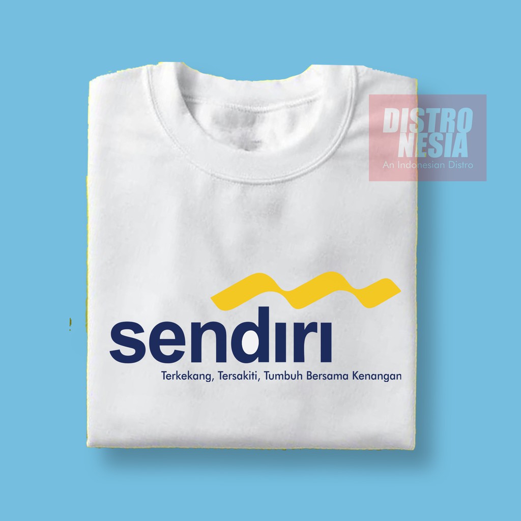 Jual COD BAJU KAOS MASIH SENDIRI PLESETAN BANK MANDIRI | Shopee Indonesia