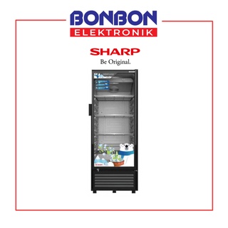 Jual Sharp Showcase Display Cooler 150L SCH 170 FS / SCH170FS / SCH ...