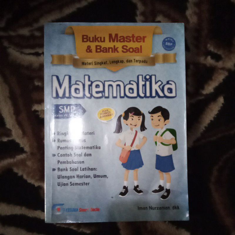 Jual Bank Soal Matematika SMP Kelas 7,8, dan 9 (preloved) | Shopee ...