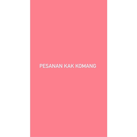 Jual PESANAN KAK KOMANG YUDI | Shopee Indonesia