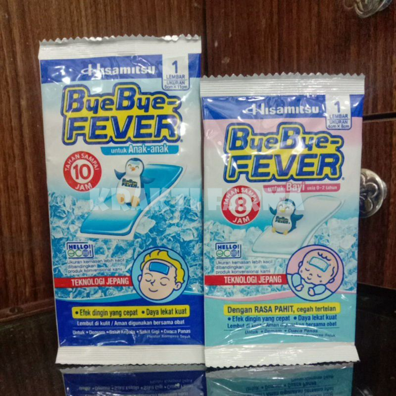 Jual Byebye Fever Plester Kompres Demam anak dan bayi | Shopee Indonesia