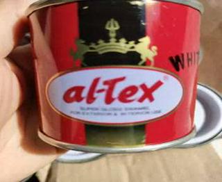 Jual Cat besi altex kaleng merah 100 gram gloss cat kayu cat minyak cat ...