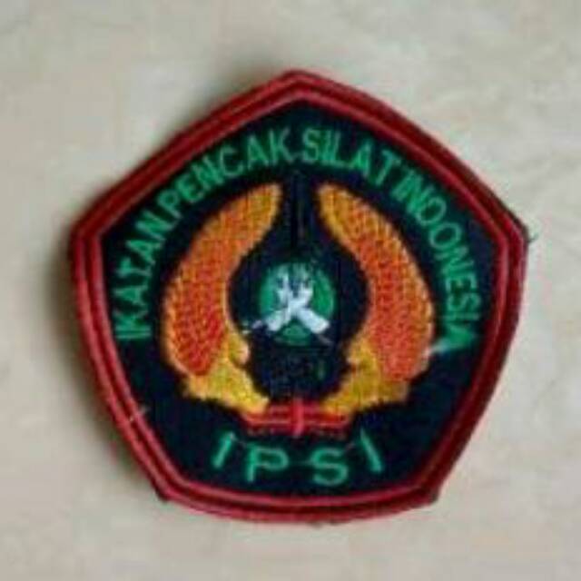 Jual Badge Ipsi Hitam Patch Bordir Komputer Logo Ikatan Pencak Silat ...