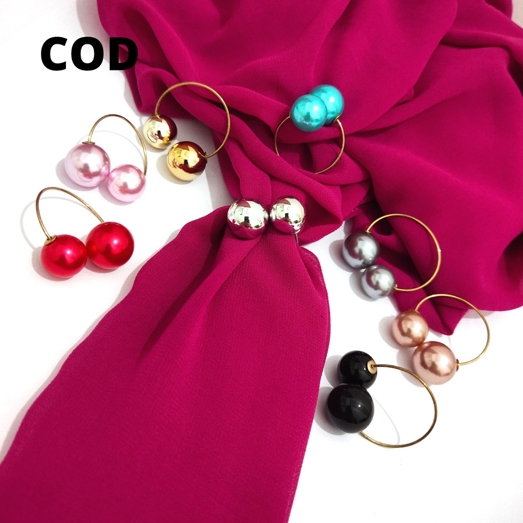 Jual Ring Jilbab Berbagai Model dan Warna / Kolong Jilbab / Accessories ...