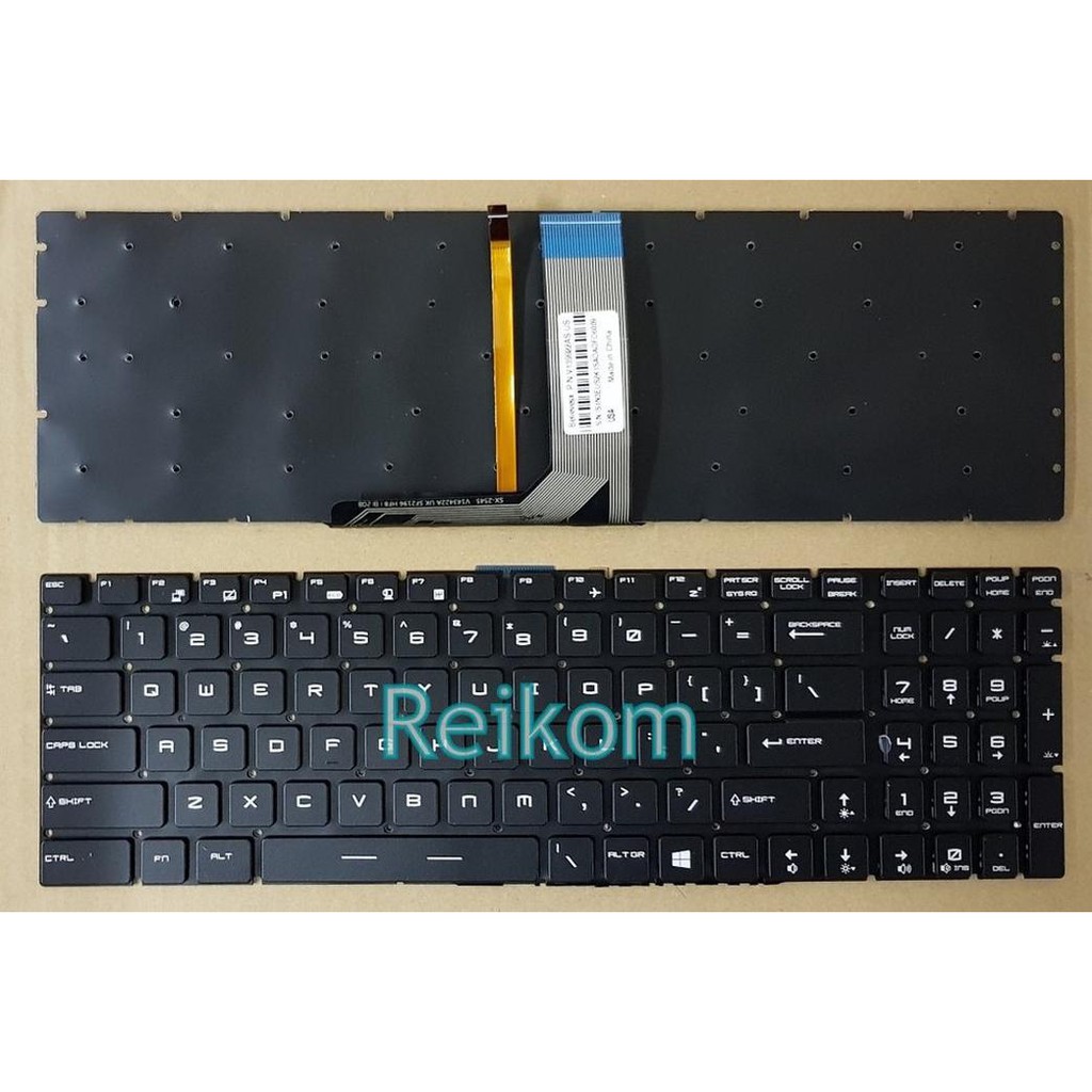 Jual Keyboard Laptop Notebook MSI GE62 GE72 GL62 GL72 GP62 GS60 GS70 ...