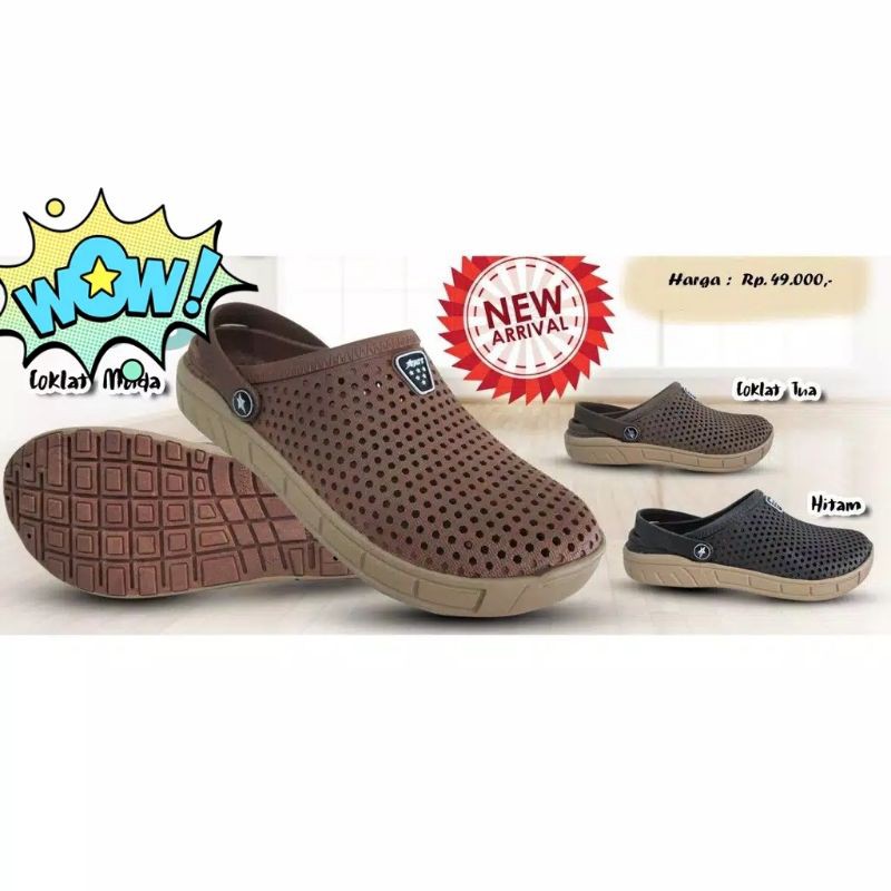 Jual Sandal Baim Pria Sendal Karet Jaring Att MSN 594 | Shopee Indonesia