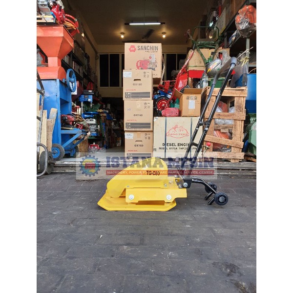 Jual MESIN PEMADAT TANAH PAVING BLOCK STAMPER KODOK TIGON TG C80 ...