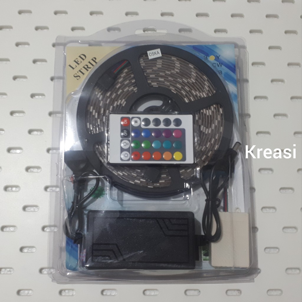 Jual LAMPU LED STRIP LIGHT 2835 OSKA RGB | Shopee Indonesia