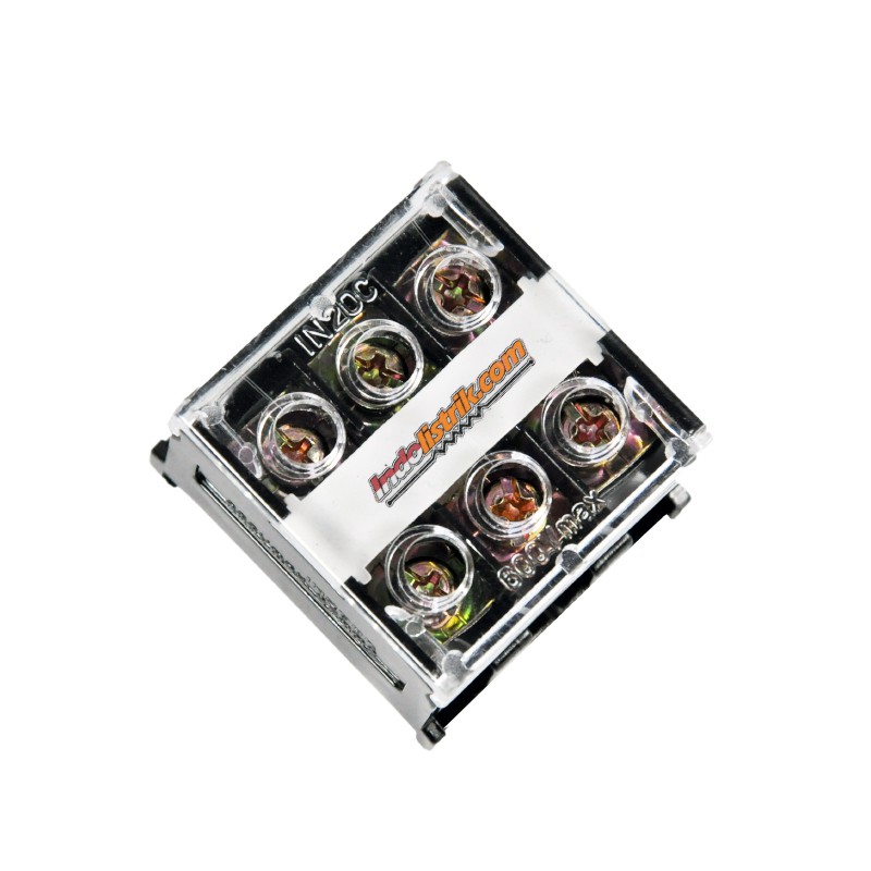 Terminal Block / Blok IN20BK 3 pole 30A 600V TAB | Shopee Indonesia