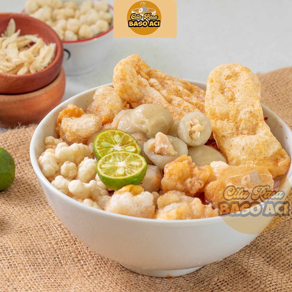 Jual BASO ACI/BAKSO ACI/BACI/BOCI [rasa Ayam Suwir] | termurah makanan ...