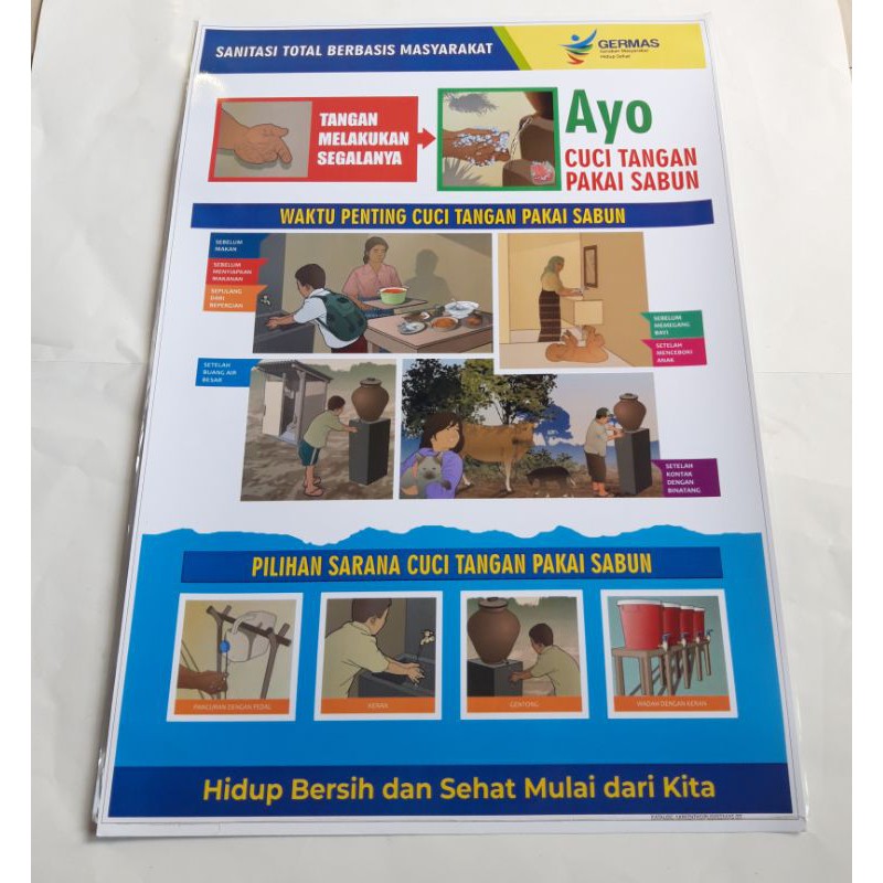 Jual Poster Ke 7, Sanitasi Total Berbasis Masyarakat (Umum) Indonesia ...