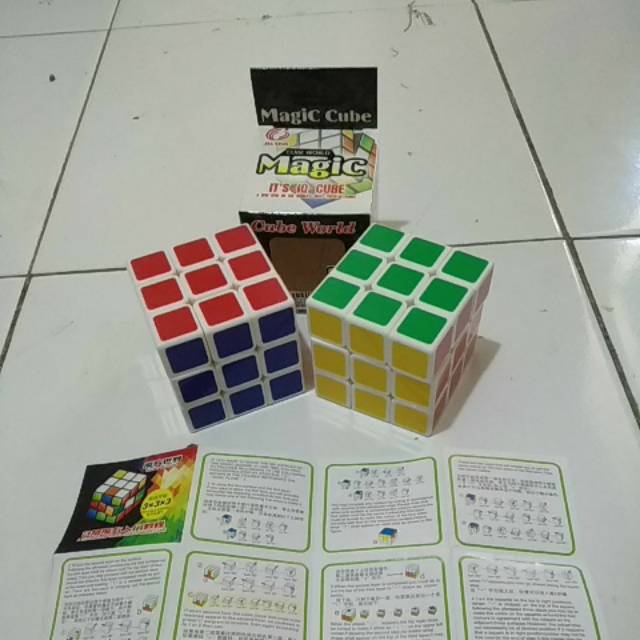 Jual Rubik 3x3 magic cube original jia xing nyaman diputar | Shopee ...