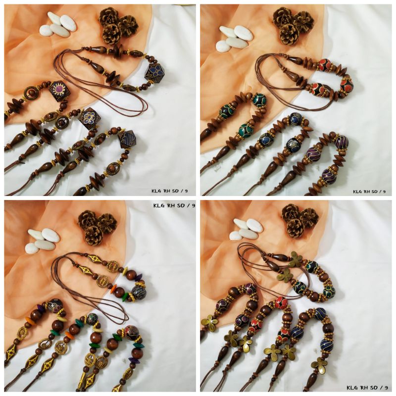 Jual Kalung Kayu Etnik / Kalung Fashion Model Kayu Etnik / Aksesoris ... Jual Kalung Kayu Etnik / Kalung Fashion Model Kayu Etnik / Aksesoris ...