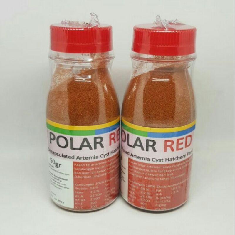 Jual Polar Red Artemia Botol 50 Gram | Shopee Indonesia