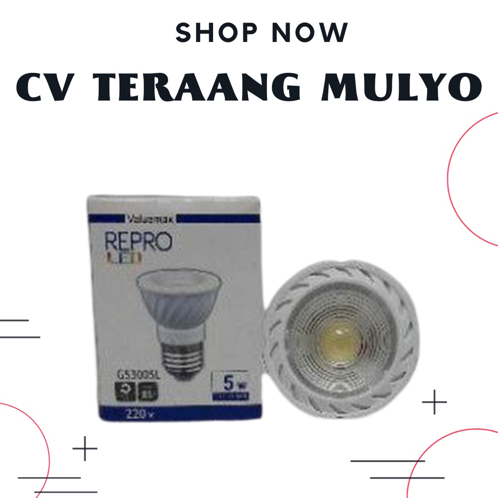 Jual Lampu Led MR 16 E27 220v 5 Watt CDL Repro | Shopee Indonesia