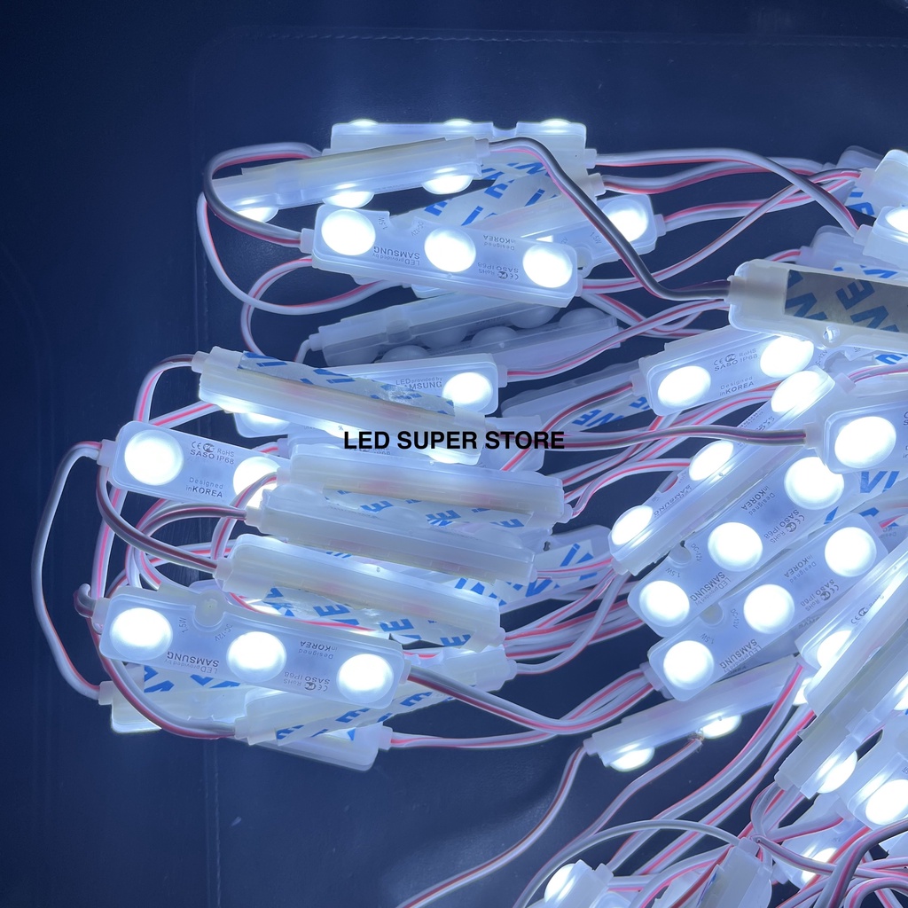 Jual WaterProof Modul 3 LED Samsung 7417 12V Putih - 100 pcs | Shopee Indonesia