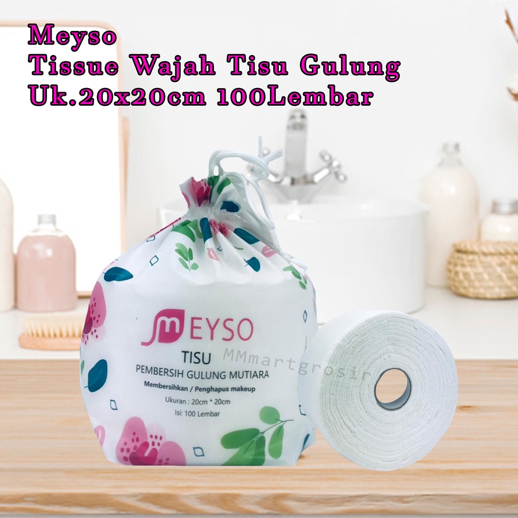 Jual Meyso / Tissue Wajah / Tisu Gulung / Uk.20x20cm 100Lembar | Shopee ...