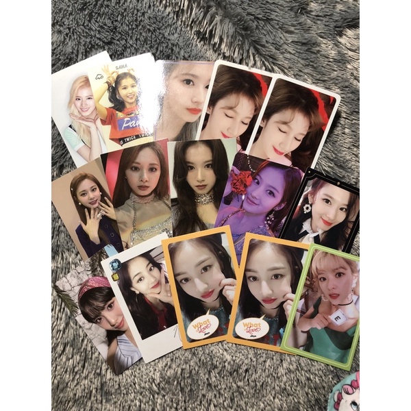 twice sana tzuyu momo jihyo jeongyeon photocard pc cheer up fancy you eyes wide open taste of ...
