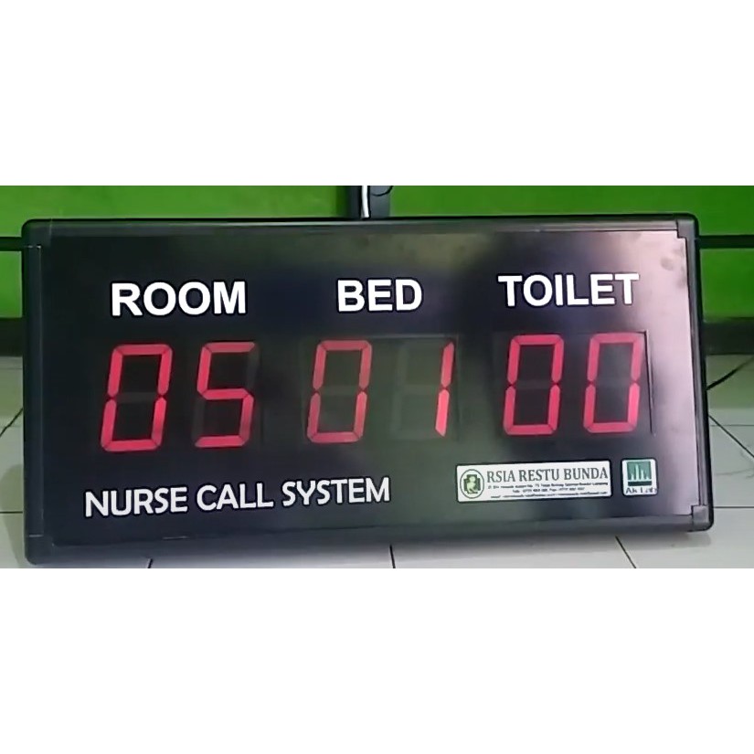 Jual Digital Display Eksternal Master Nursecall Sistem Bel Pasien ...