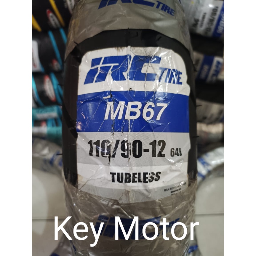 Jual Ban Luar Belakang Motor IRC MB67 110/90-12 TUBELESS TUBLES 100% Asli dan Baru Indonesia ...