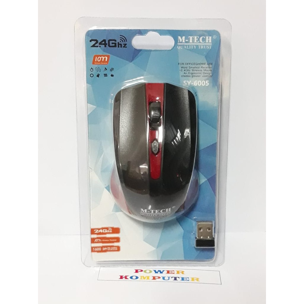 Jual M-Tech Mouse Wireless SY-6005 Indonesia|Shopee Indonesia