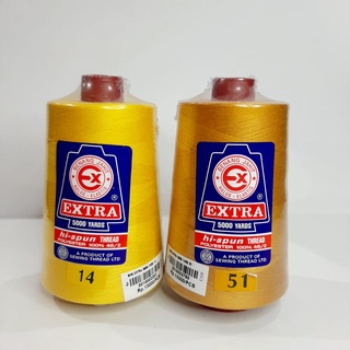 Jual Benang Jahit Extra/ bng extra 5000 yrd warna | Shopee Indonesia