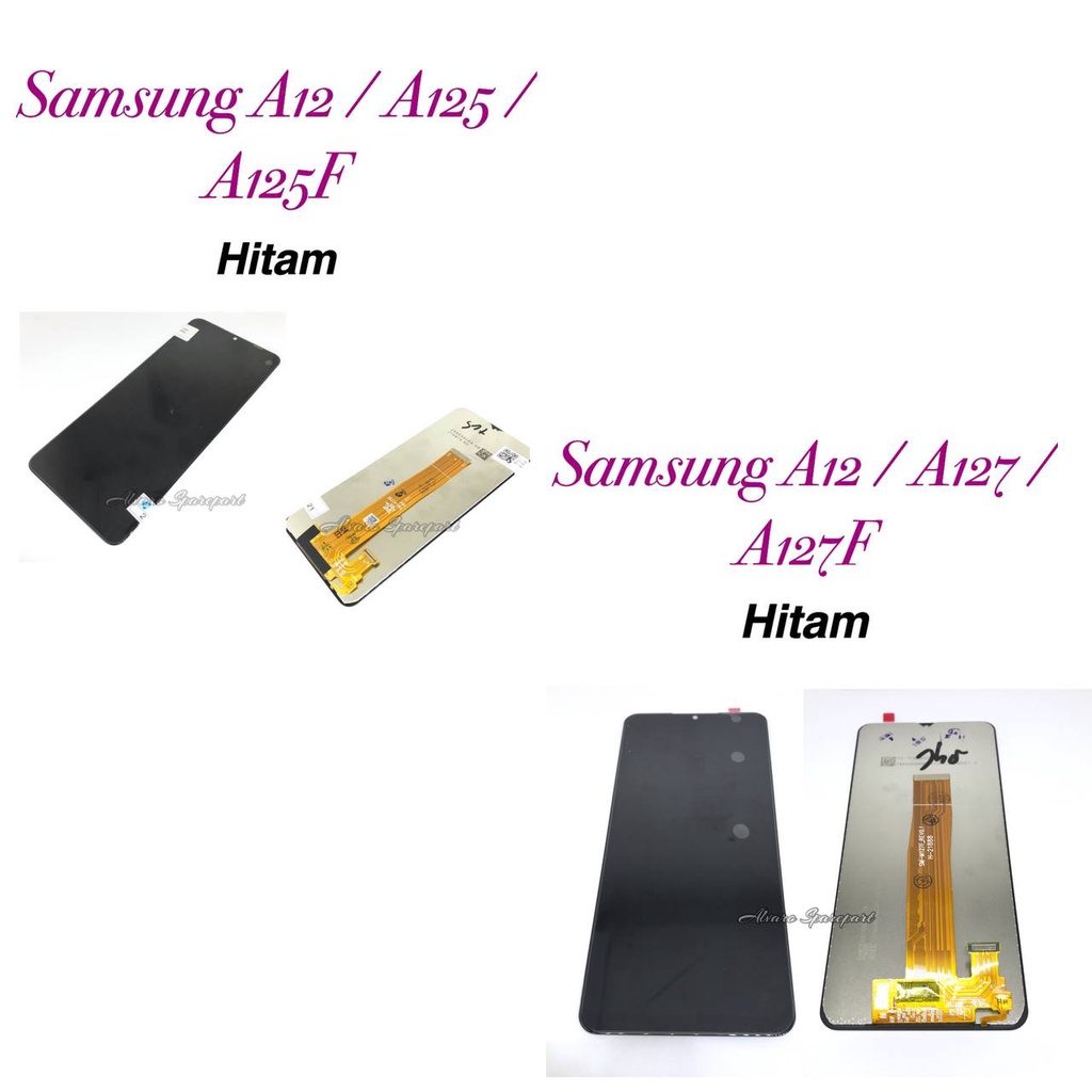 Jual LCD TOUCHSCREEN SAMSUNG A12 A125 A125F A127 A127F FULLSET | Shopee ...