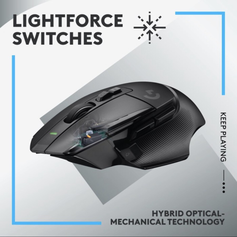 Jual Logitech G502 X Wireless Gaming Mouse Lightspeed Lightforce G502X ...