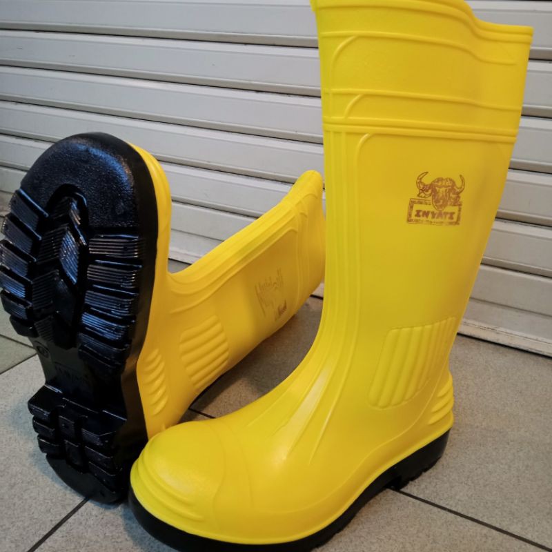 Jual SEPATU SAFETY BOOT WAYNA INYATI KUNING | Shopee Indonesia