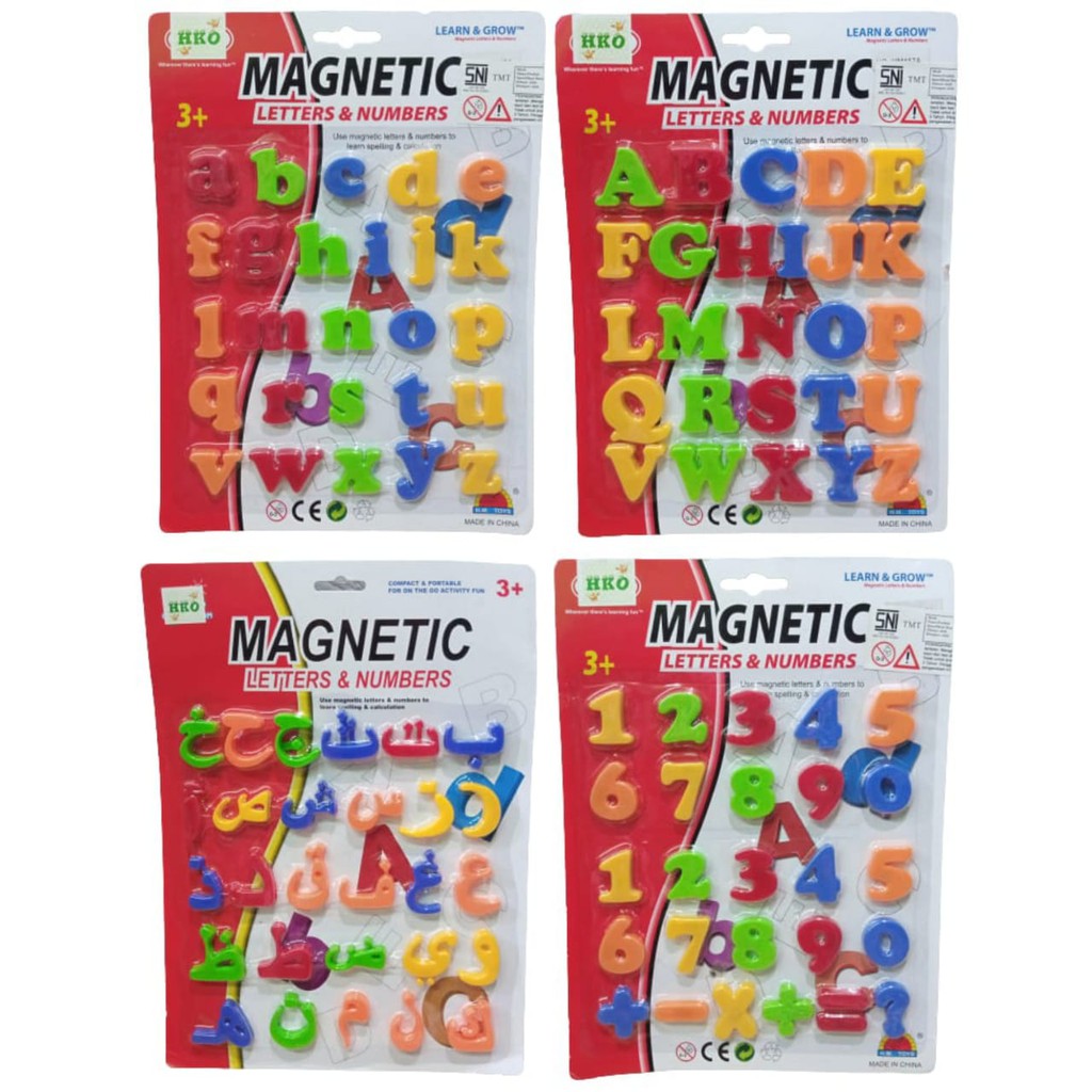 Jual Magnet Huruf Hijaiyah Huruf Besar Huruf Kecil Dan Angka Magnetic ...
