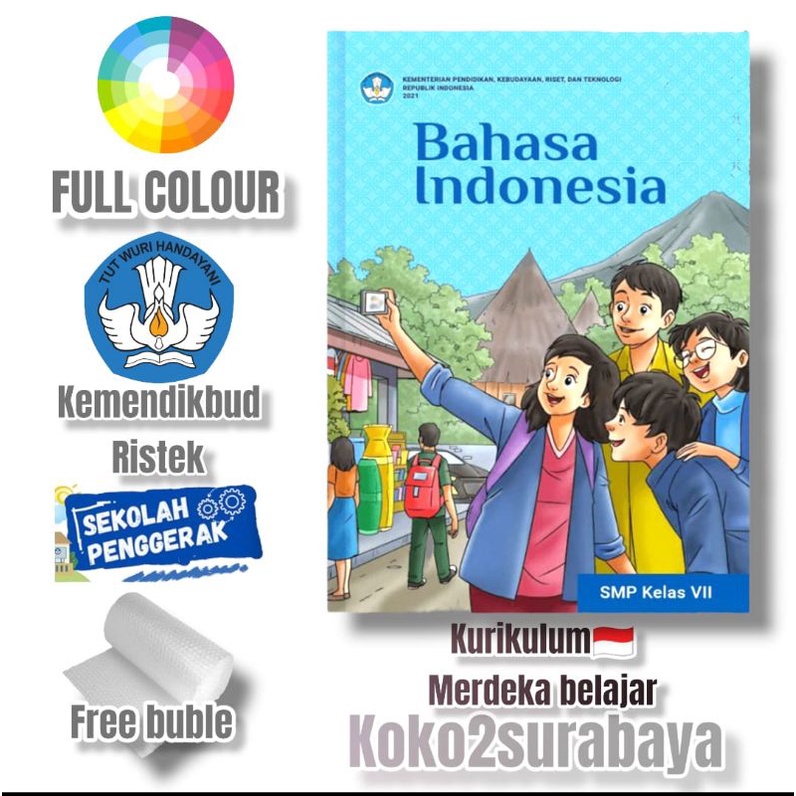 Jual BUKU BAHASA INDONESIA SMP KELAS 7 KURIKULUM MERDEKA SEKOLAH PENGGERAK | Shopee Indonesia