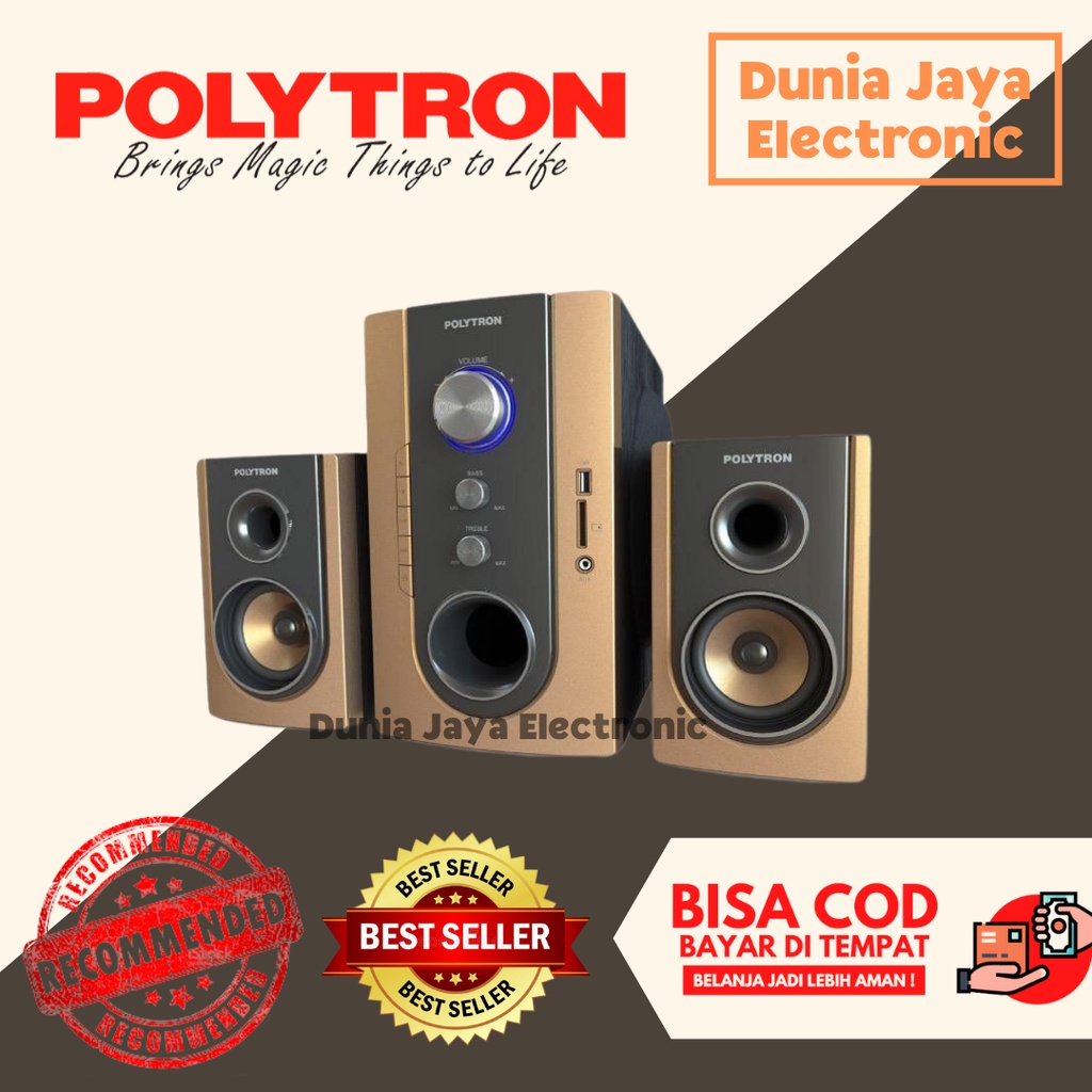 Jual Polytron Speaker Multimedia PMA 9300 Bluetooth Technology ( Free ...
