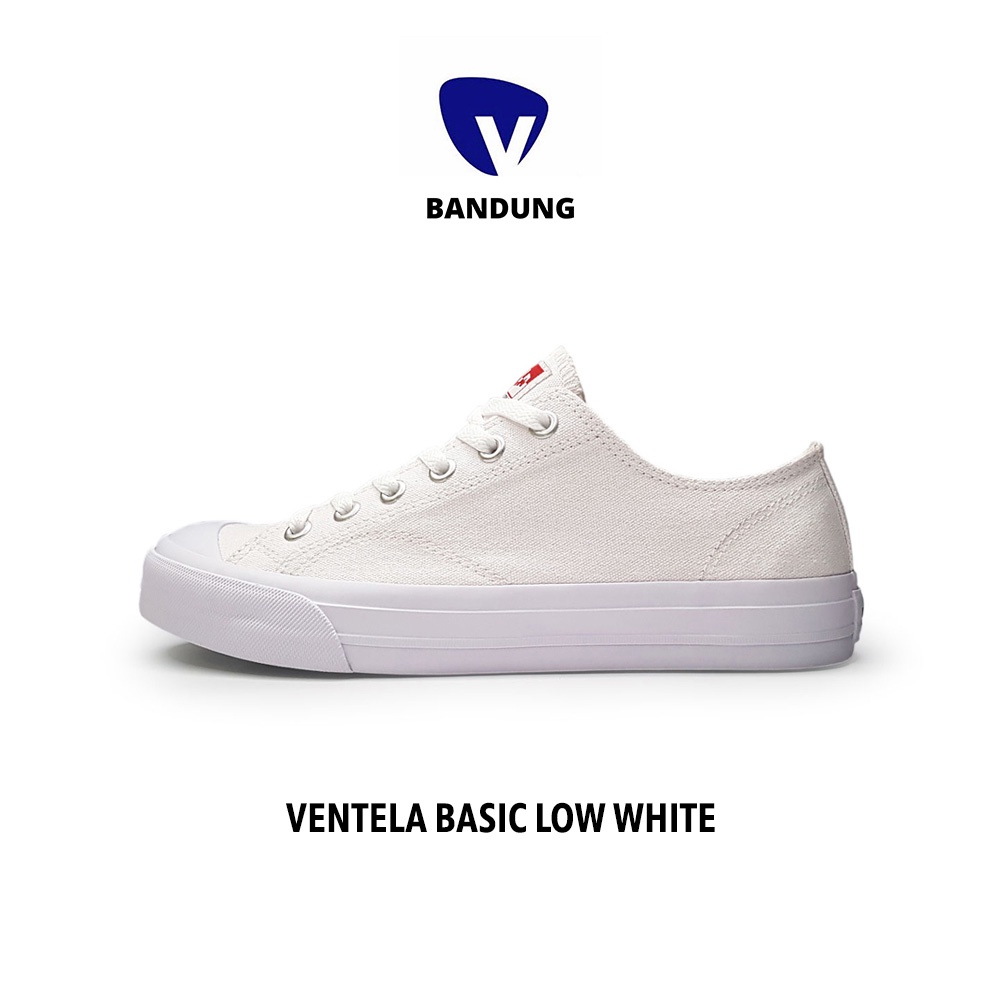 Jual SEPATU SNEAKERS VENTELA BASIC LOW WHITE ORIGINAL | Shopee Indonesia