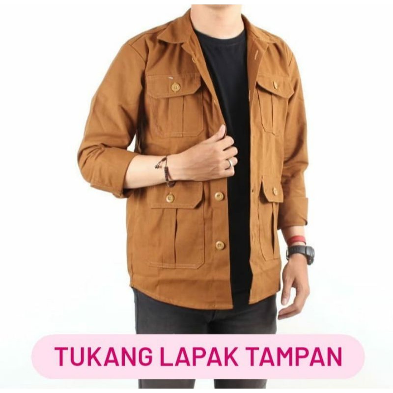 Jual Jaket semi parka jaket seragam jaket hangout | Shopee Indonesia