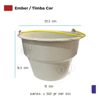 Jual Ember Cor/Timba Cor anti pecah tebal ember bangunan | Shopee Indonesia