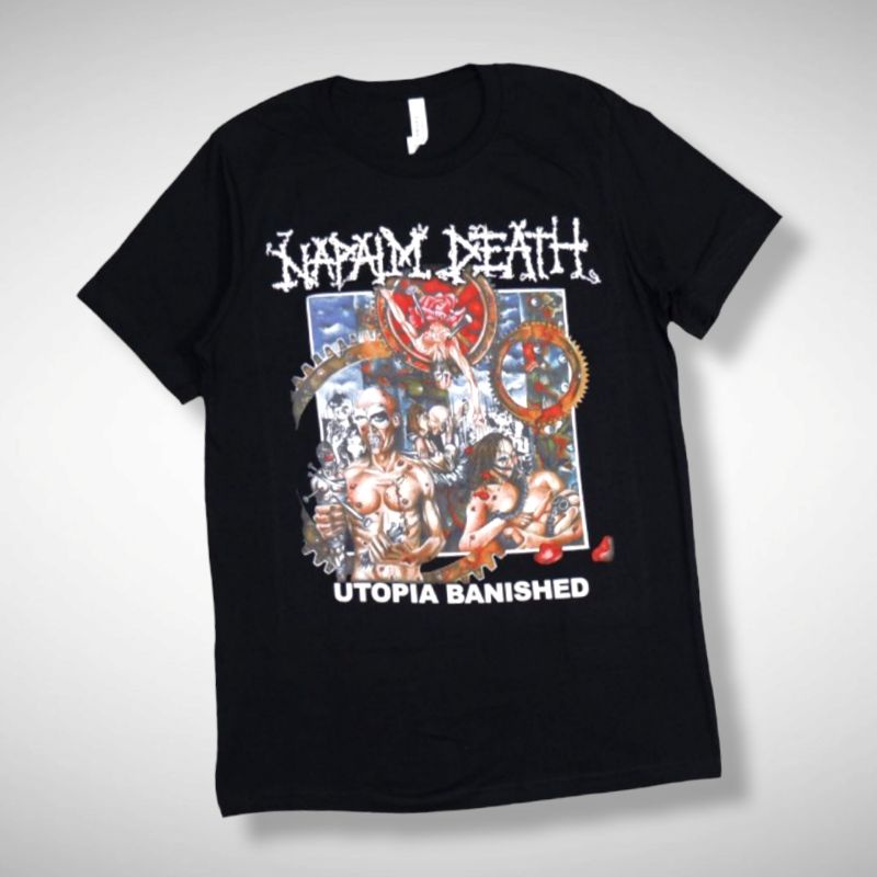 Jual KAOS BAND OFFICIAL NAPALM DEATH - UTOPIA BANISHED | Shopee Indonesia