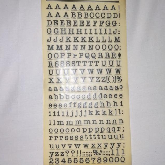 Jual ¯ rugos huruf 28pt 7mm q Kualitas Premium ヿ. | Shopee Indonesia