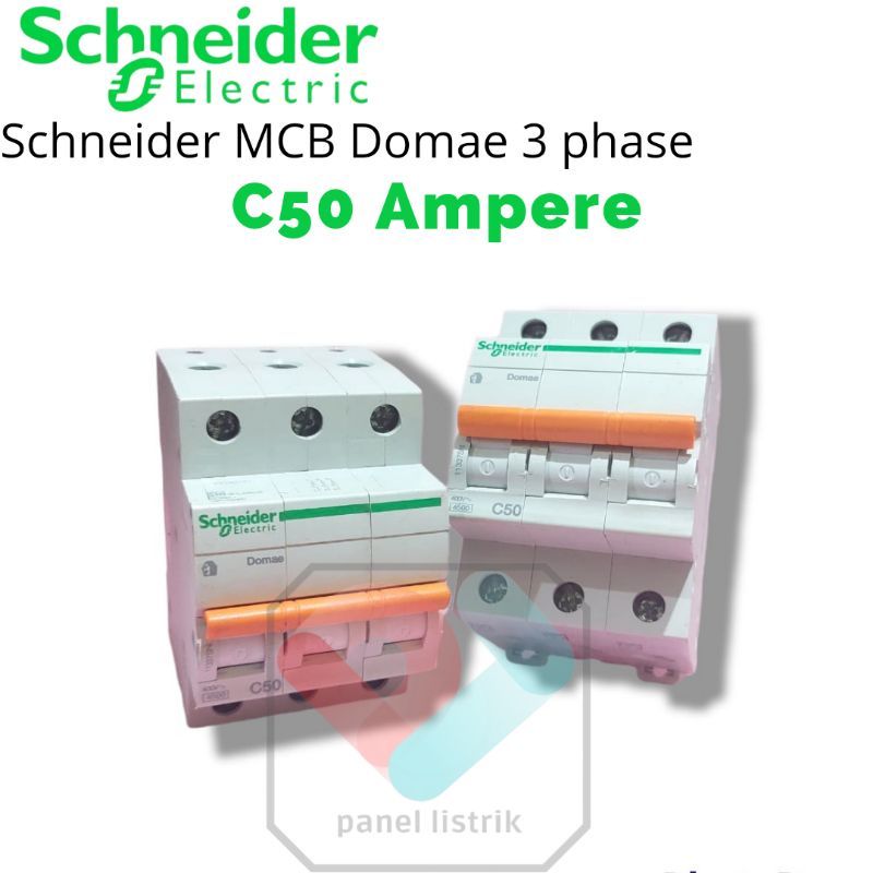 Jual Schneider Mcb 3 Phase 50a / 3Phase 50a / 3P 50 AMPER DOMAE AMPERE Original Sni Mini Circuit ...